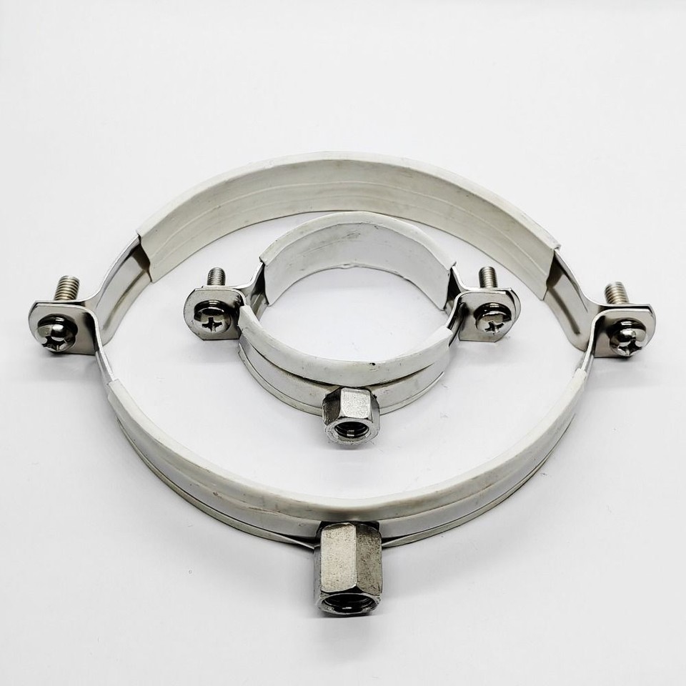 1Pcs Fastener Hardware Round Hose Clamp Pipe Fitting Tube Clip Bracket ...