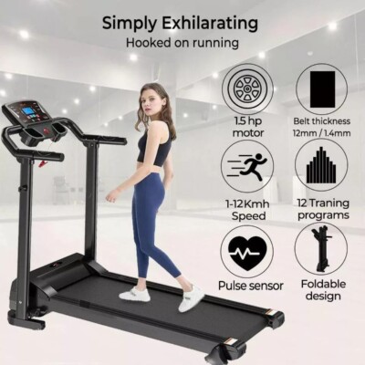 Treadmill Electric Jogging Running Machine Motorised Folding Machine ...