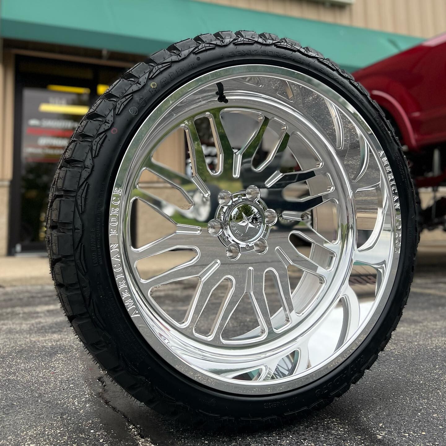 22x12 American Force Redd SS6 6x139.7 Polish | -40 Offset | 4 New | 35 ...