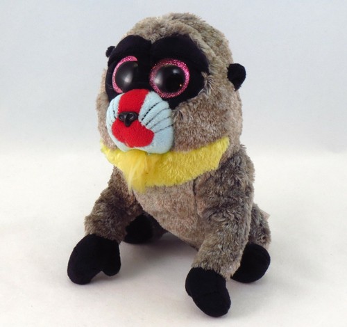 TY Wasabi The Baboon Beanie Boos Plush ~ Mandrill 16cm Soft Toy Primate 2018 | eBay Australia