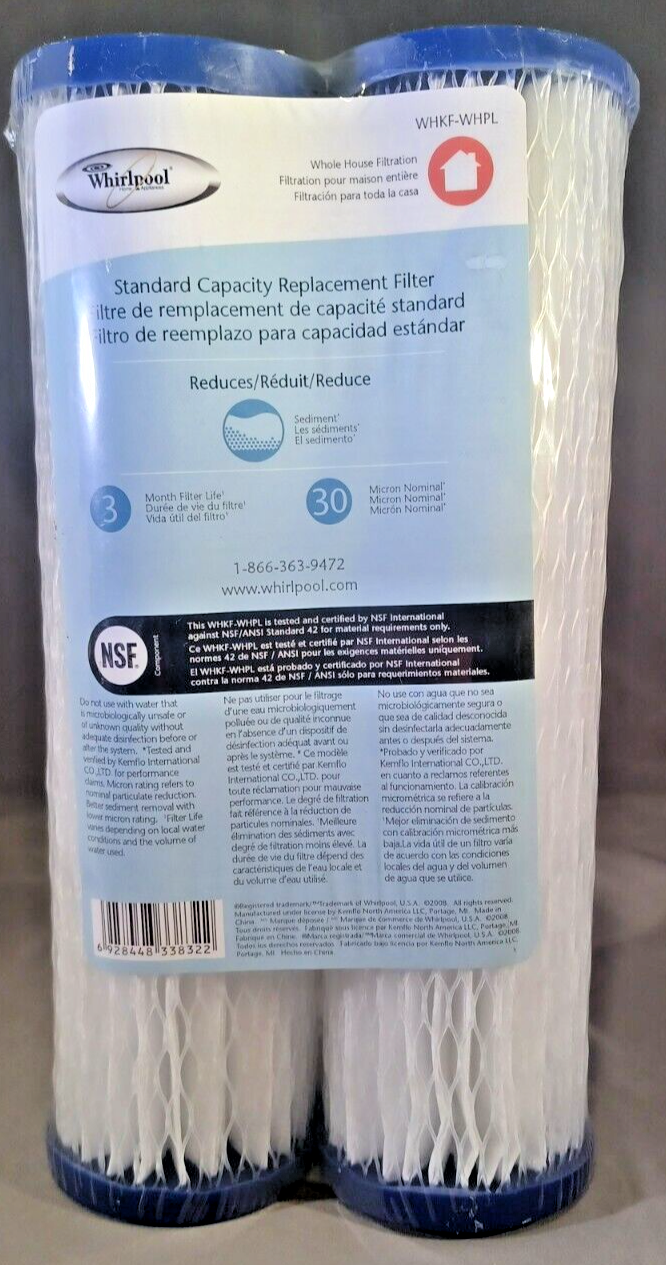 Whirlpool WHKF-WHPL Standard Capacity Replacement Filter | eBay