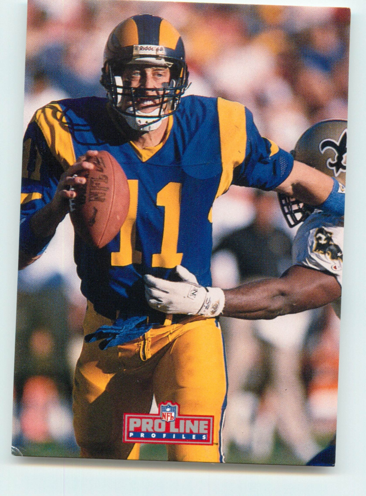 1992 Pro Line Profiles #249 Jim Everett Los Angeles Rams | eBay