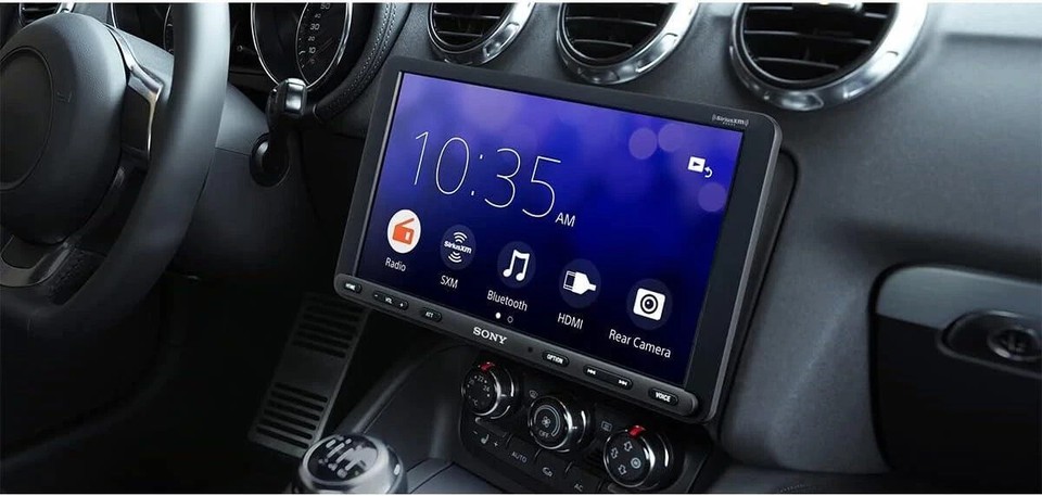 Sony XAV-AX8100 8.95" Floating Car Stereo CarPlay Android Auto Single ...