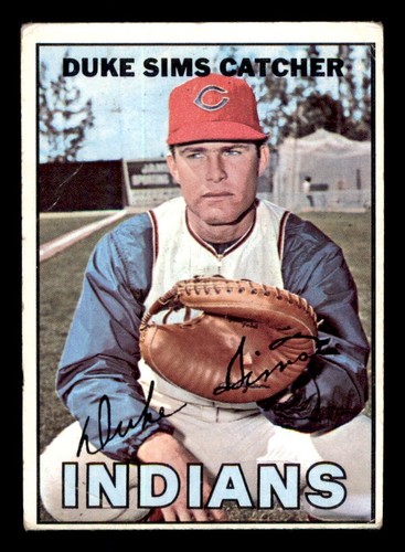 1967 Topps Baseball #3 Duke Sims GD *e2 | eBay