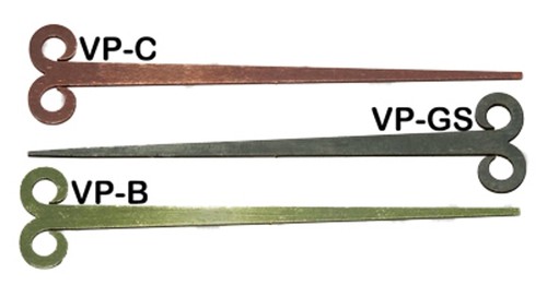 Muzzleloader Flintlock Vent Pick - in either Brass, Copper or German ...