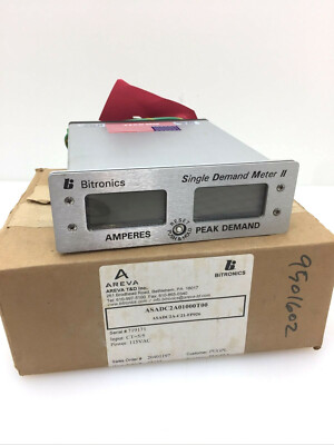 BITRONICS ASADC2 Single Demand Meter II 2 120 VAC Ampers & Demand ...