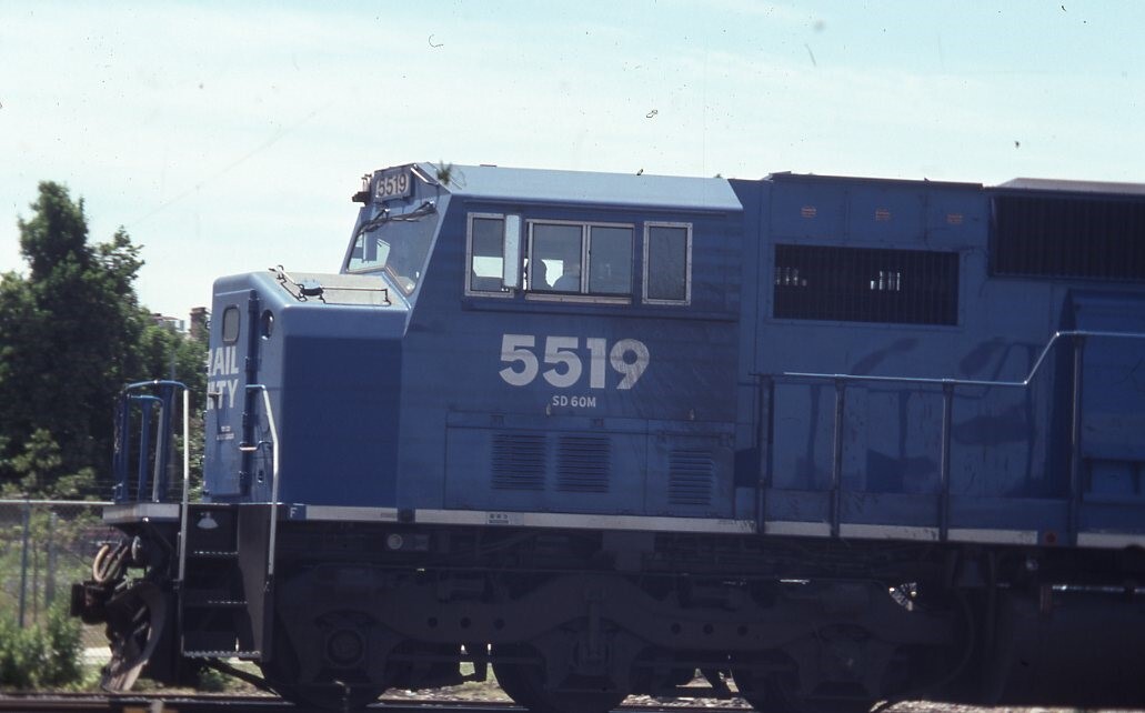 CONRAIL CR 5519 Railroad Train Locomotive Original 1993 Photo Slide | eBay