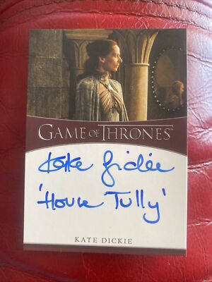 2019 Game of Thrones Autograph Kate Dickie as Lysa Arryn Auto ‘House ...