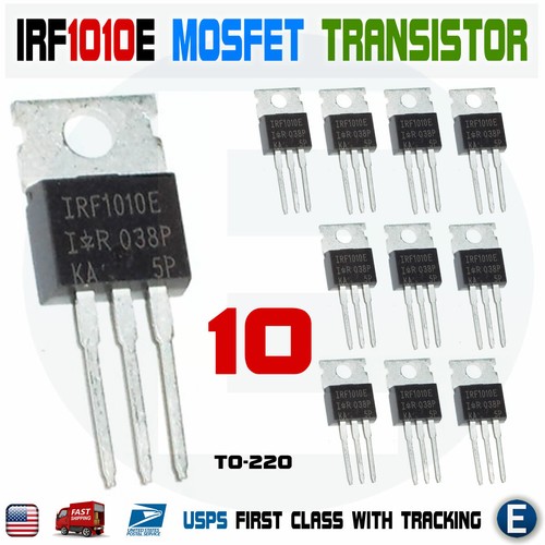 10pcs IRF1010E IRF1010 60V 84A Single N-Channel HEXFET Power MOSFET TO ...