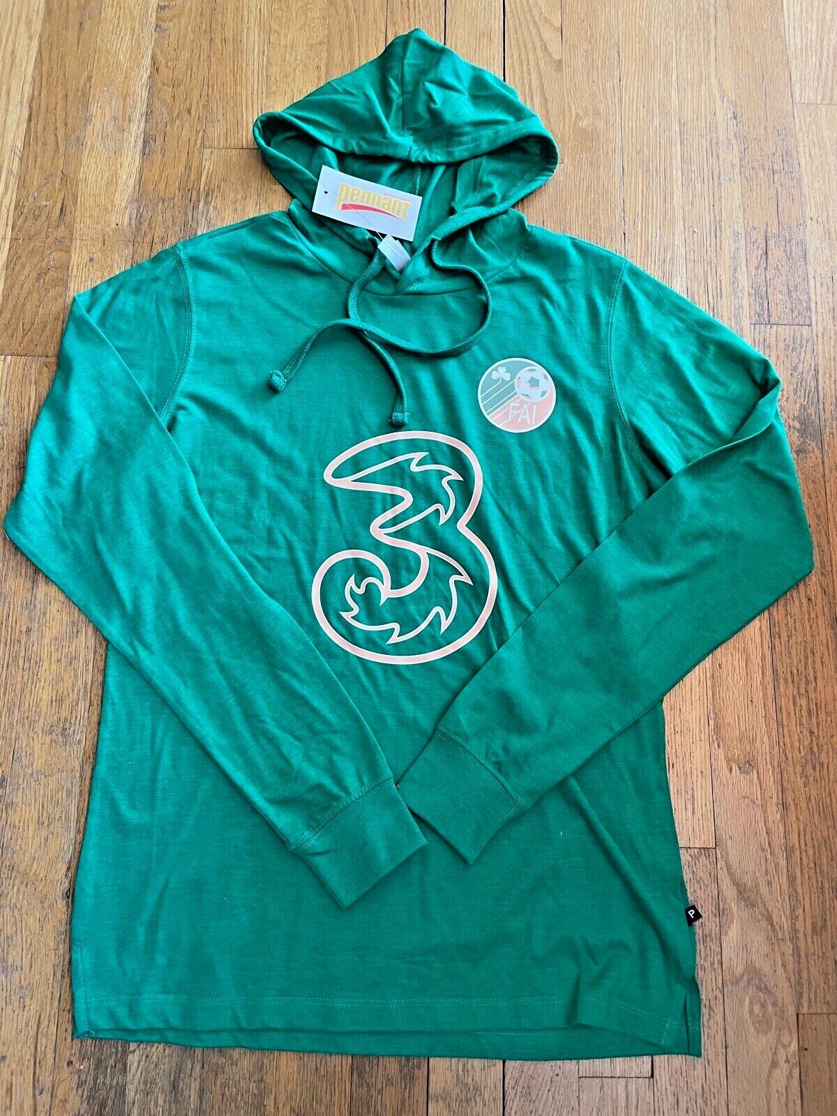 Ireland Rugby Hoodie Soccer Lightweight Hooded Jumper All SIZES Ship ...
