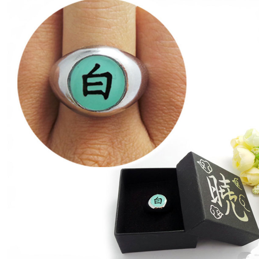 Anime Akatsuki Member's Rings Itachi Uchiha Zhu Yu Metal Finger Ring ...