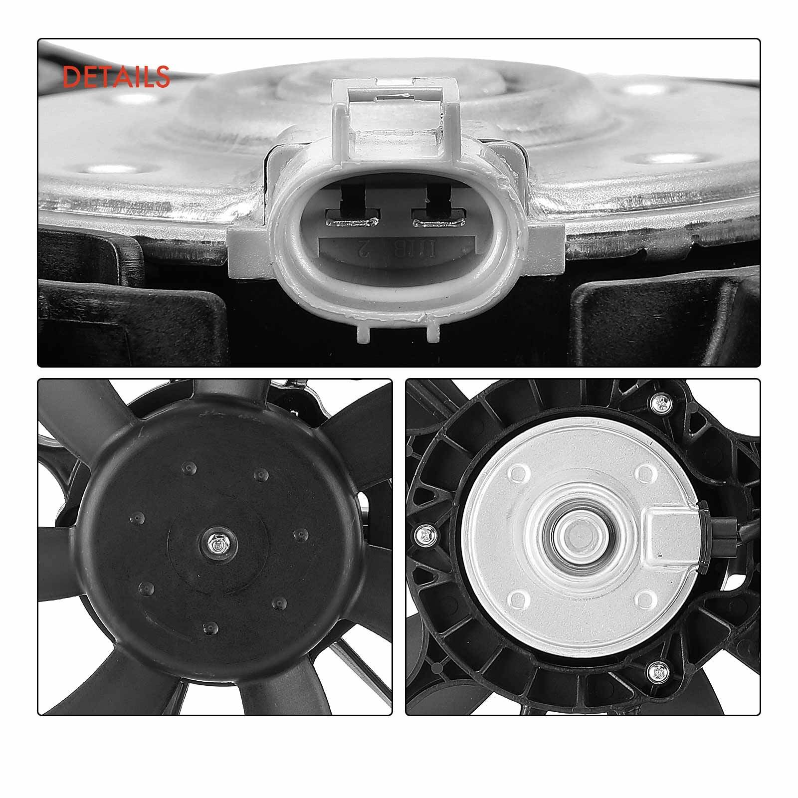 AC Condenser & Dual Cooling Fan Assembly Kit for Toyota Prius 2016-2022 ...