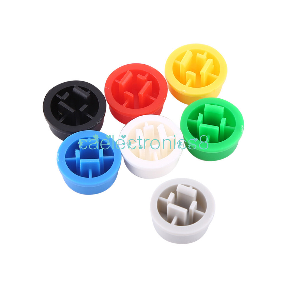140PCS Round Tactile Button Cap Kits 9.58*5.1mm for 12*12*7.3mm Tact ...