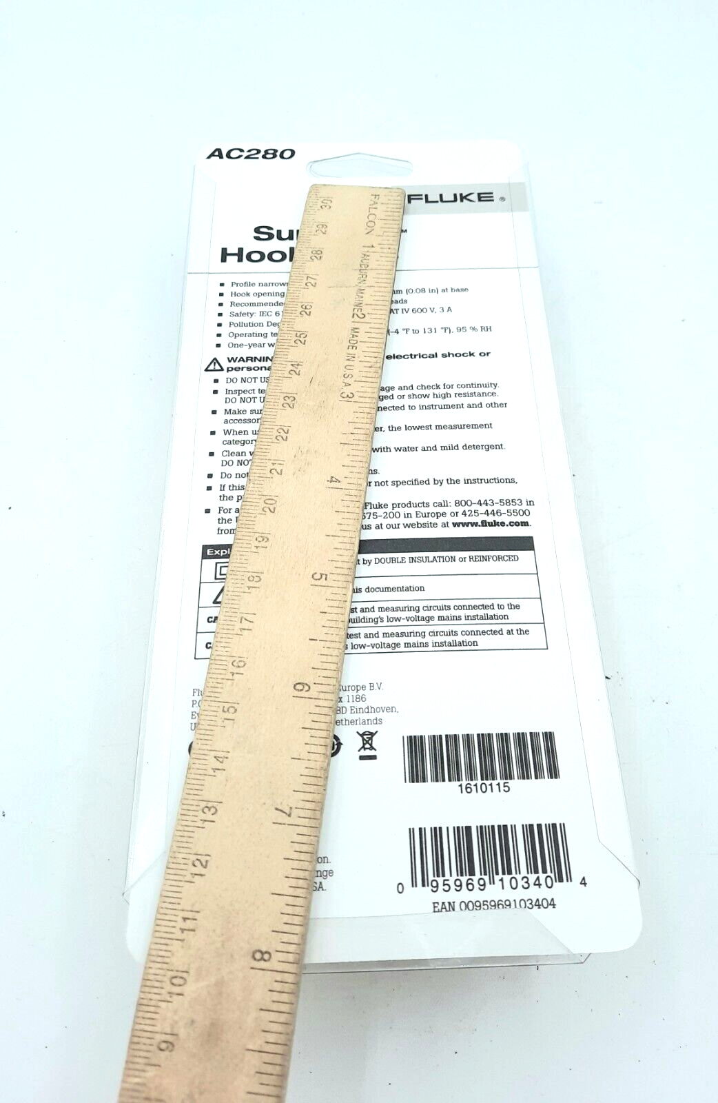 FLUKE AC280 SUREGRIP J HOOK CLIP SET NEW + | eBay