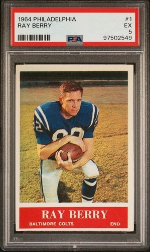 1964 Philadelphia 1 Ray Berry PSA 5 | eBay.de