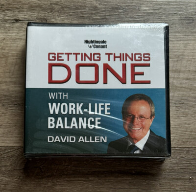 David Allen Getting Things Done with Work-Life Balance (CD Set ...