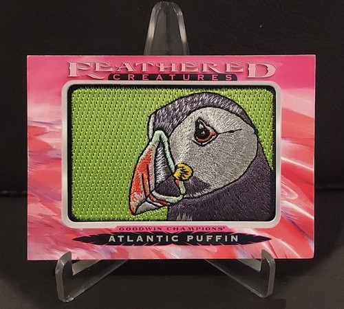 2021 UD Goodwin Champions Feathered Creatures Patch #FC-55 Atlantic ...
