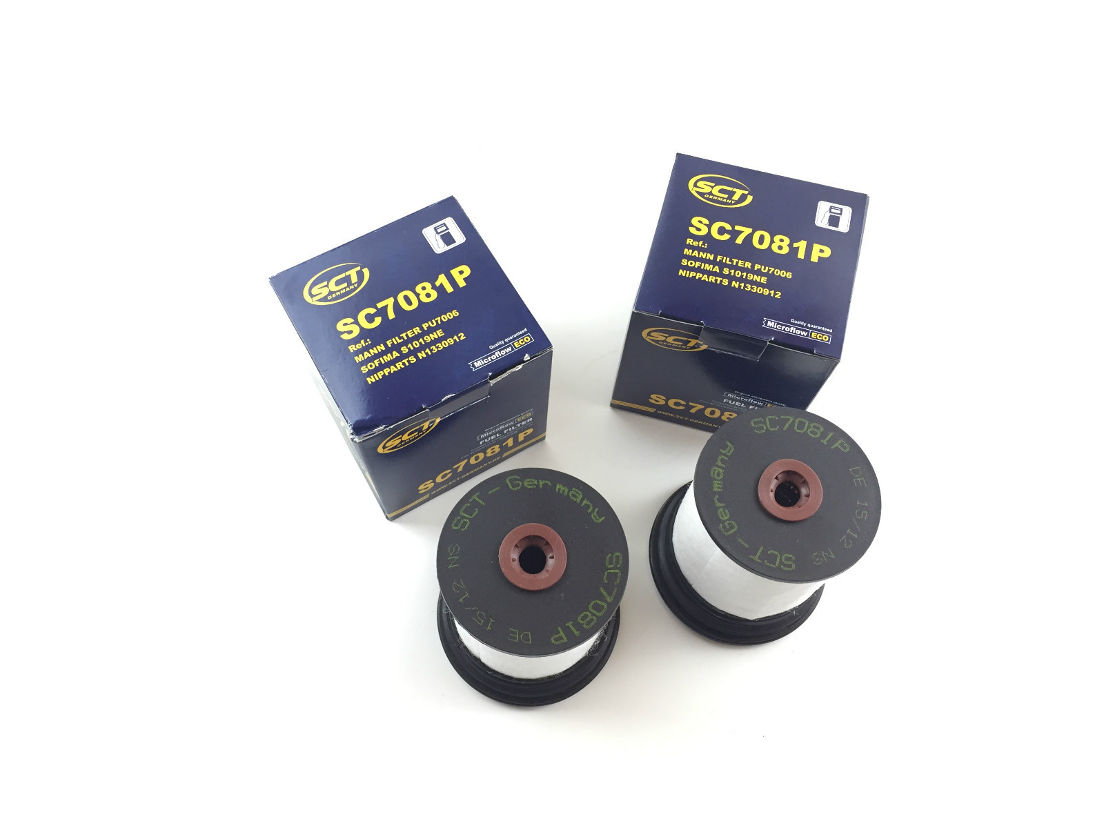 2 x Fuel Filter Sct Germany Chevrolet Captiva Jeep Cherokkee Lancia ...