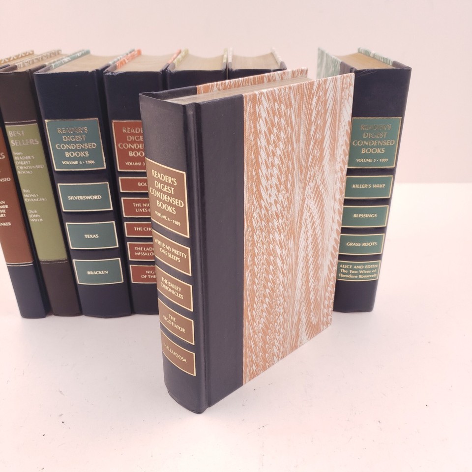 Vintage Readers Digest Condensed Books Lot of 8 Hardcover Deluxe ...