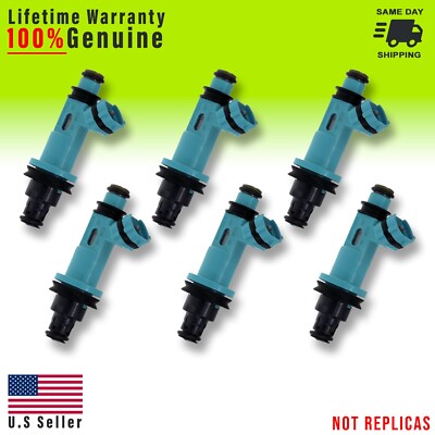 x6 Denso Fuel Injectors Set for 01-05 Lexus IS300 3.0 I6 02 03 04 turbo ...