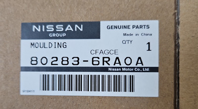 Genuine Nissan Frame Molding 80283-6RA0A | eBay
