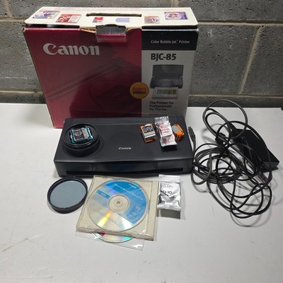 canon bjc-85 bubble jet printer WORKS with EXTRAS | eBay