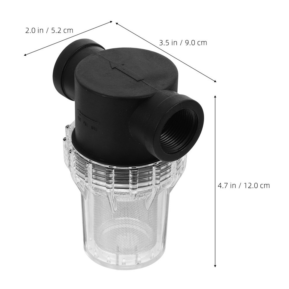 Water Pump Strainer Filter with 40 Mesh Screen for Effective Water ...
