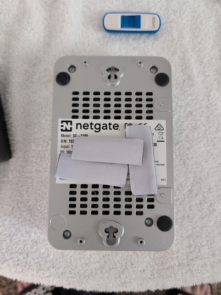 Netgate SG-2100 w/ power supply, 512GB SSD and pfsense restore USB ...