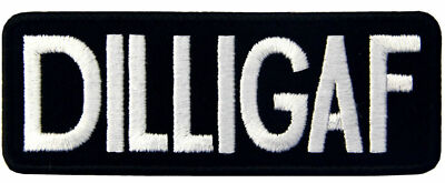 DILLIGAF (44131-L22) Motorcycle Biker Vest Patch FREE SHIPPING | eBay