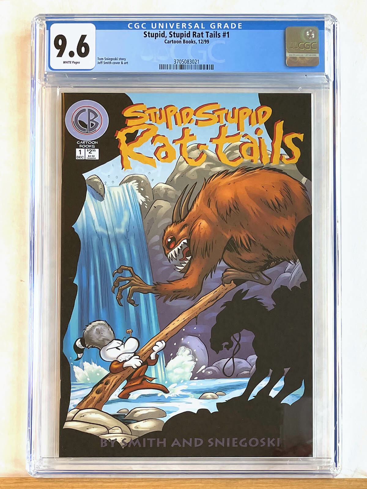 STUPID STUPID RAT TAILS #1 : CGC 9.6 NM+ : 1999 Cartoon Books, Jeff ...
