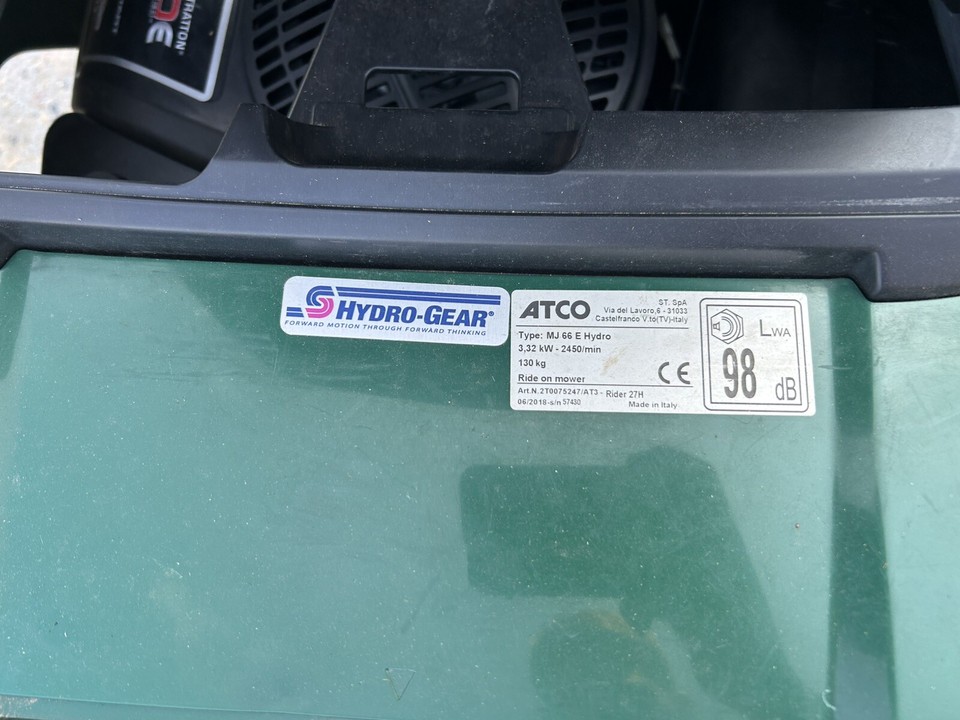 Atco Rider 27H Ride on Lawn Mower Collector 2018 | eBay UK