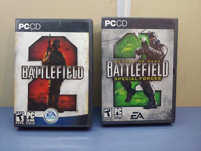 Battlefield 2 AND Special Forces Expansion Pack - PC CD-ROM Complete w ...