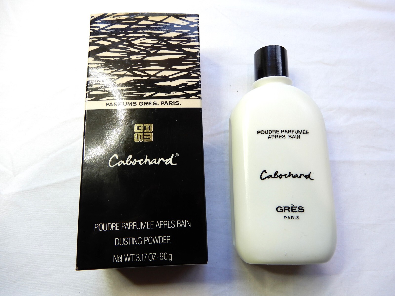 Deceased Estate ~ Vintage Gres Paris CABOCHARD Dusting Powder 3.17oz ...