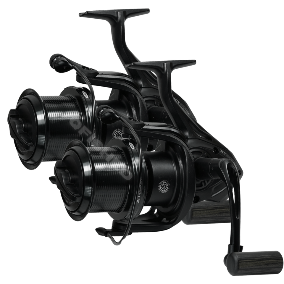 NGT Big Pit Reels Carp Fishing Black Front Quick Drag XT-8000 Set of 2 ...