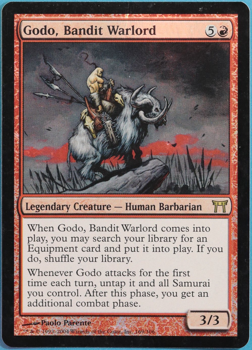 Godo, Bandit Warlord FOIL Champions of Kamigawa HEAVILY PLD (332987 ...