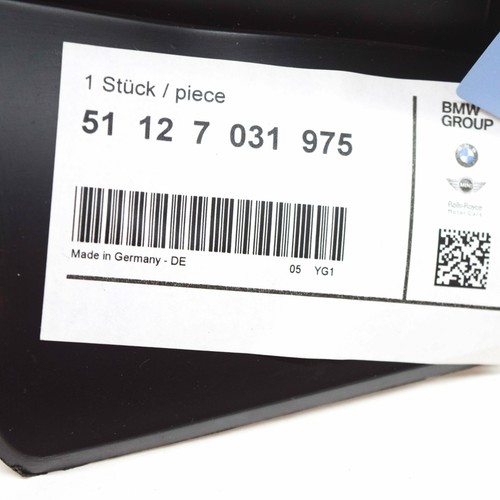 NEW BMW 3 E46 REAR BUMPER LEFT BOTTOM GUIDE 51127031975 OEM | eBay