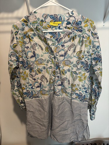 Roberta Roller Rabbit Tunic Cover Up Top Size Small Lightweight Beach ...