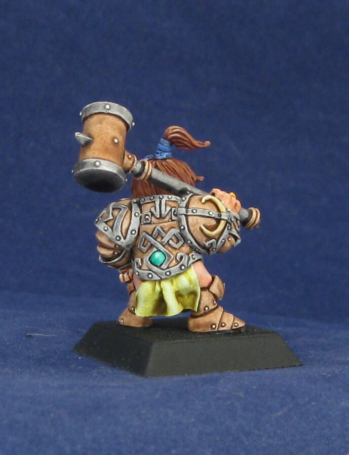 5 Painted Female Khor Warriors, Rackham Confrontation OOP Metal Dwarf ...