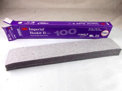 3M Imperial Hookit II 00800 P100 Grit Sandpaper | Size S | 2-3/4" x 16 ...