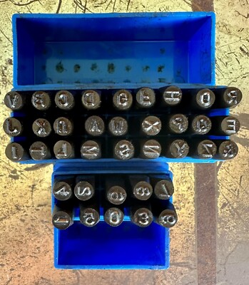 Imperial Steel Marking Stamps (Letters & Numbers) | eBay Australia