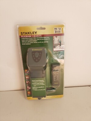 Stanley PLUGBANK 3 Outlet Wireless Remote Control # 56114 NEW SEALED | eBay