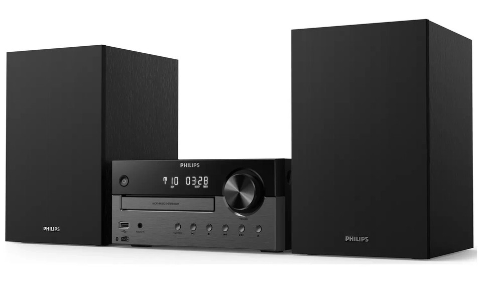 Philips DAB FM Bluetooth Aux-In CD USB Hi-Fi Micro System TAM4505/12 ...
