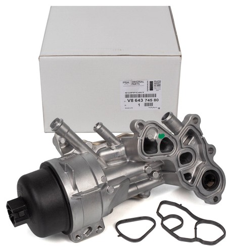 ORIGINAL PSA Ölfiltergehäuse + Ölkühler DS3 C4 1 2 RCZ 508 308 1.6 ...
