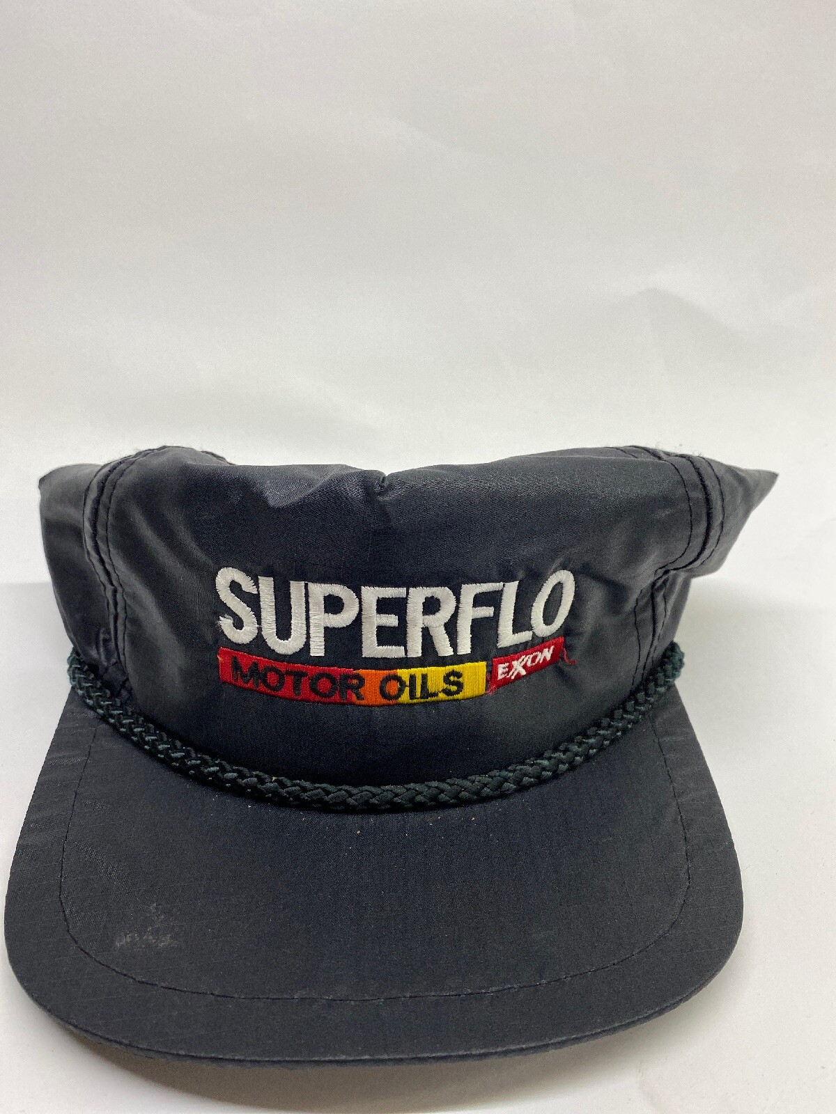 Vintage SnapBack Trucker Hat Cap Petroleum Ad Exxon Embroidered ...