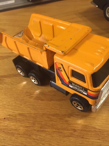 Vintage 1980 Buddy L MACK Mini Dump Truck 6” Construction Company Metal ...
