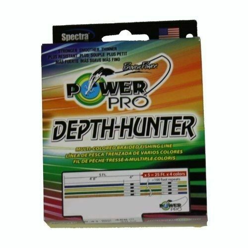 21100200500j Power Pro Depth Hunter Metered Line 20lb 500 Yard for sale ...
