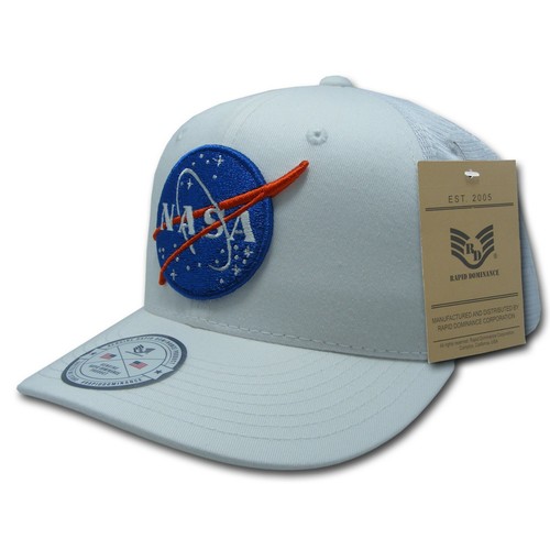 NASA Meatball Logo Insignia Structured Space Mesh Trucker Baseball Cap ...
