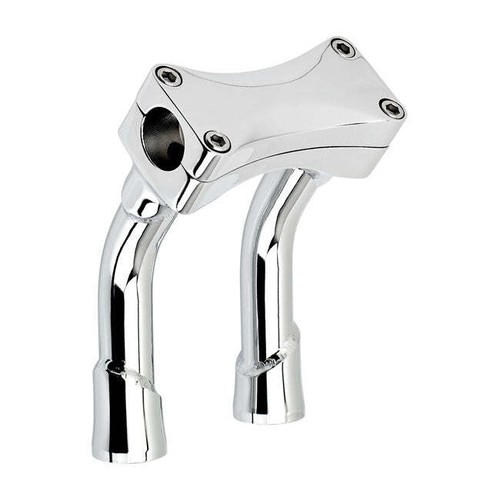 Biltwell Moto Motorcycle Motorbike Murdock Pullback O/S Risers Chrome ...