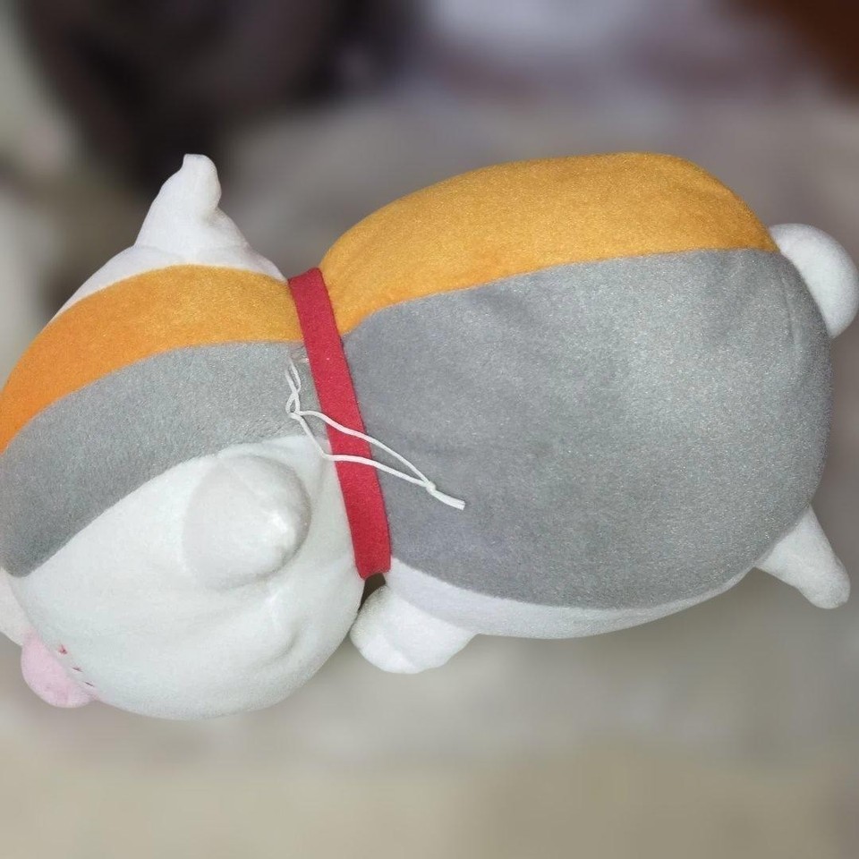 Natsume's Book of Friends Nyanko Sensei Plush Super DX White Black ...