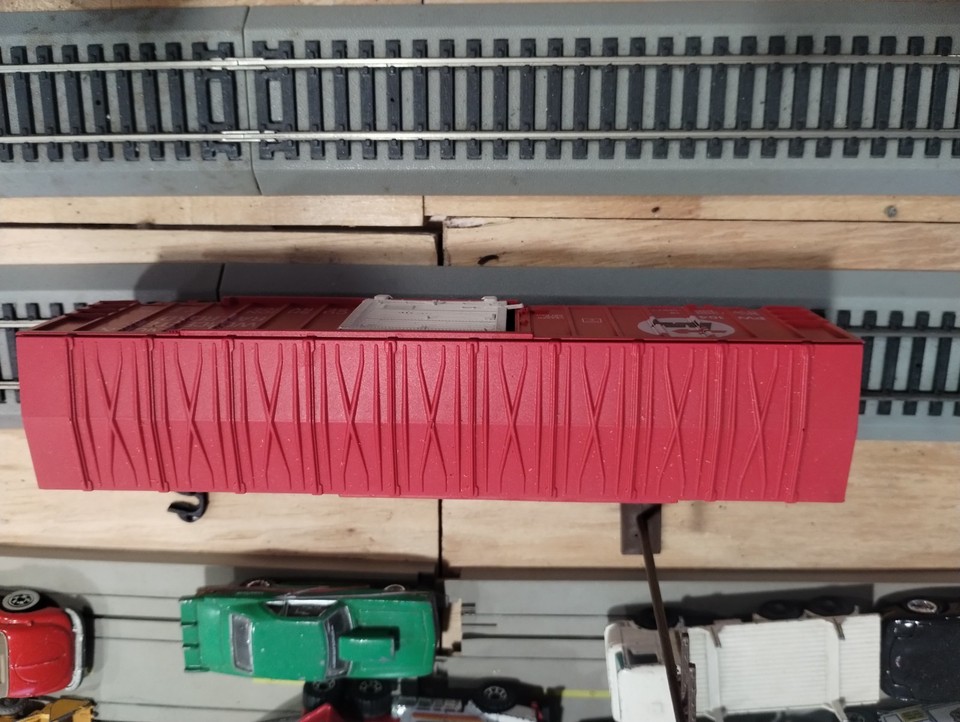 Ho Athearn RED PLASTIC PW PROVIDENCE & WORCESTER RED BOX CAR TRAIN Pw ...